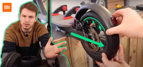TUTO | Hinterrad des Xiaomi Pro und M365 E-Scooter wechseln | MOOVMOOV