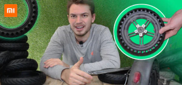 TUTORIAL | Vollgummi-Reifenmontage Xiaomi-Roller - Hinterrad | MOOVMOOV